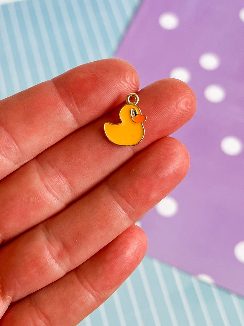 Doris the Duck Set Duck Necklace Duck Earrings Duck Jewelry Kid Jewelry ...