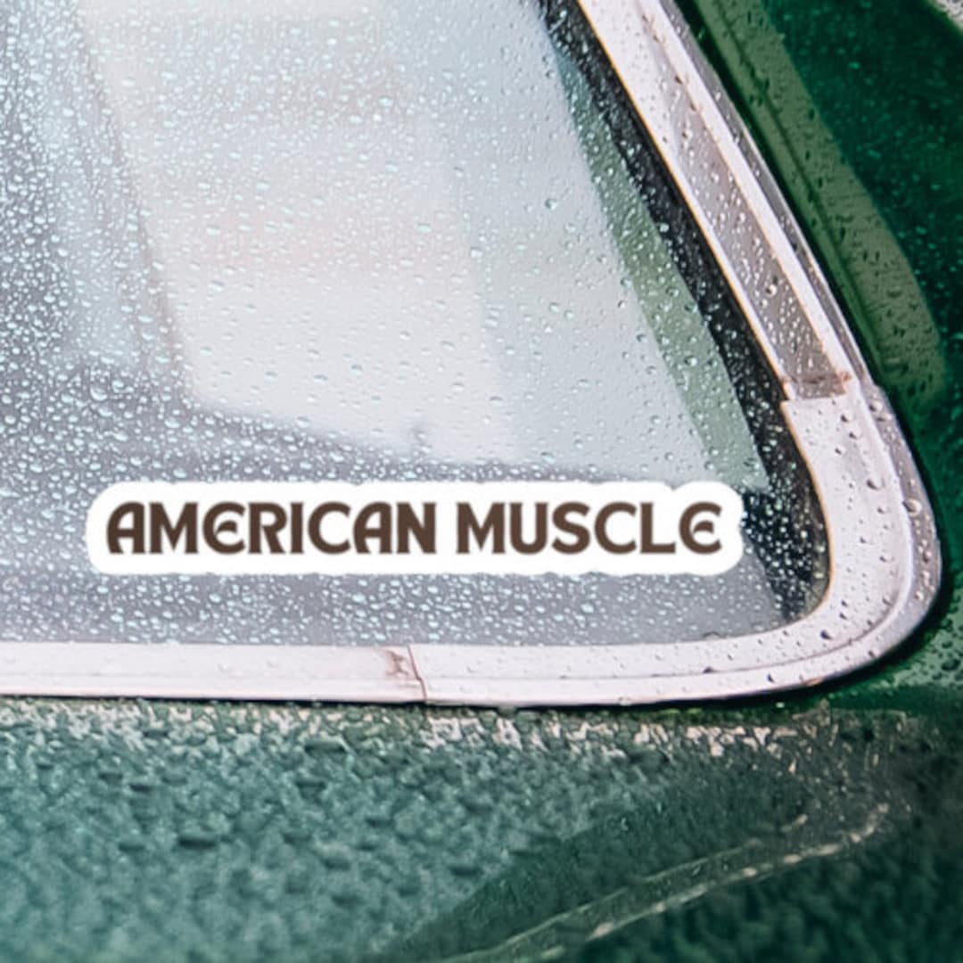 American Muscle Car Stickers Muscle Car Decals Classic Muscle Car ...