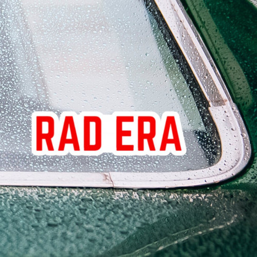 Rad Era Stickers 80s Stickers Retro Decals Vintage 90s Stickers ...