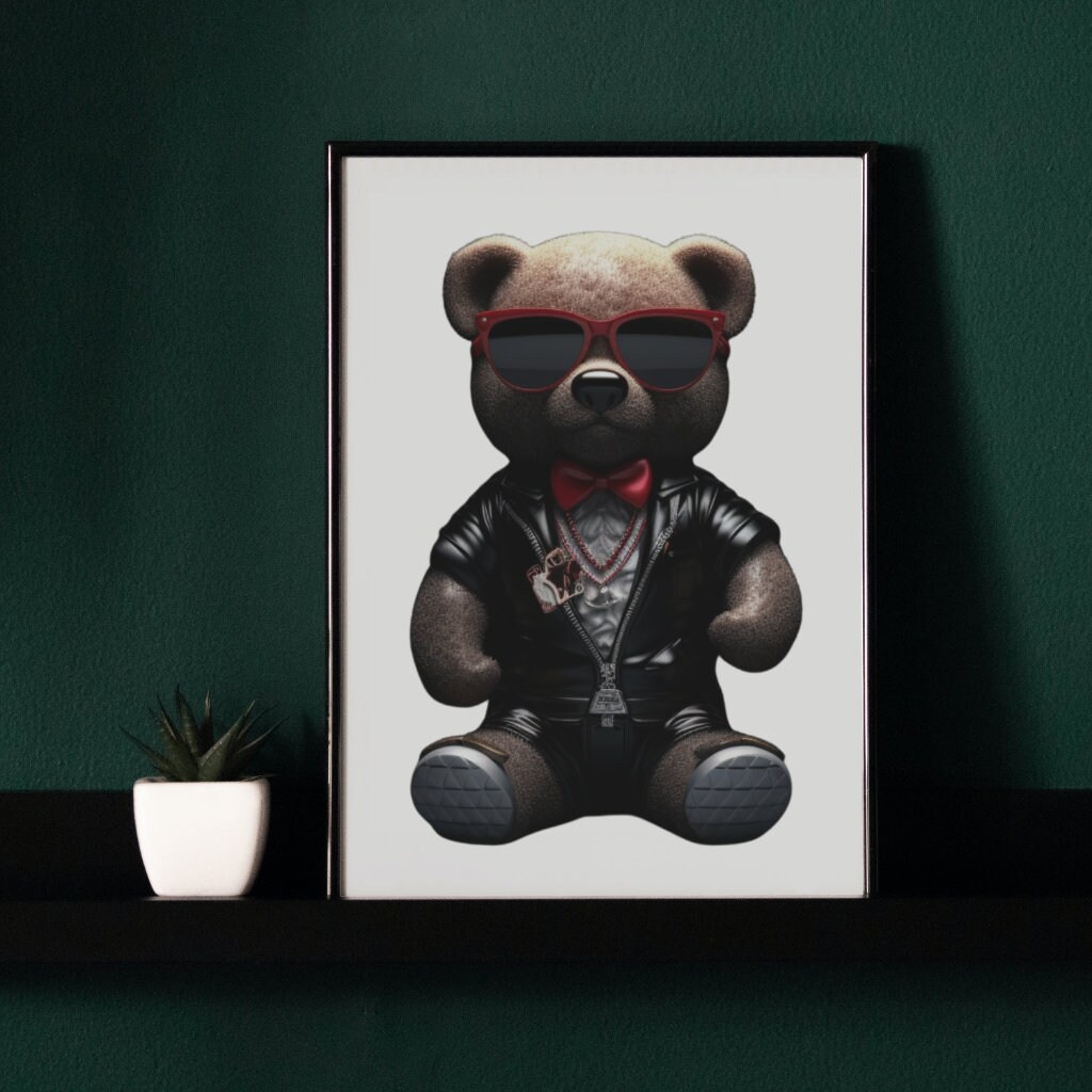 50 Bear T-shirt Designs Bundle Bear Streetwear Design - Etsy