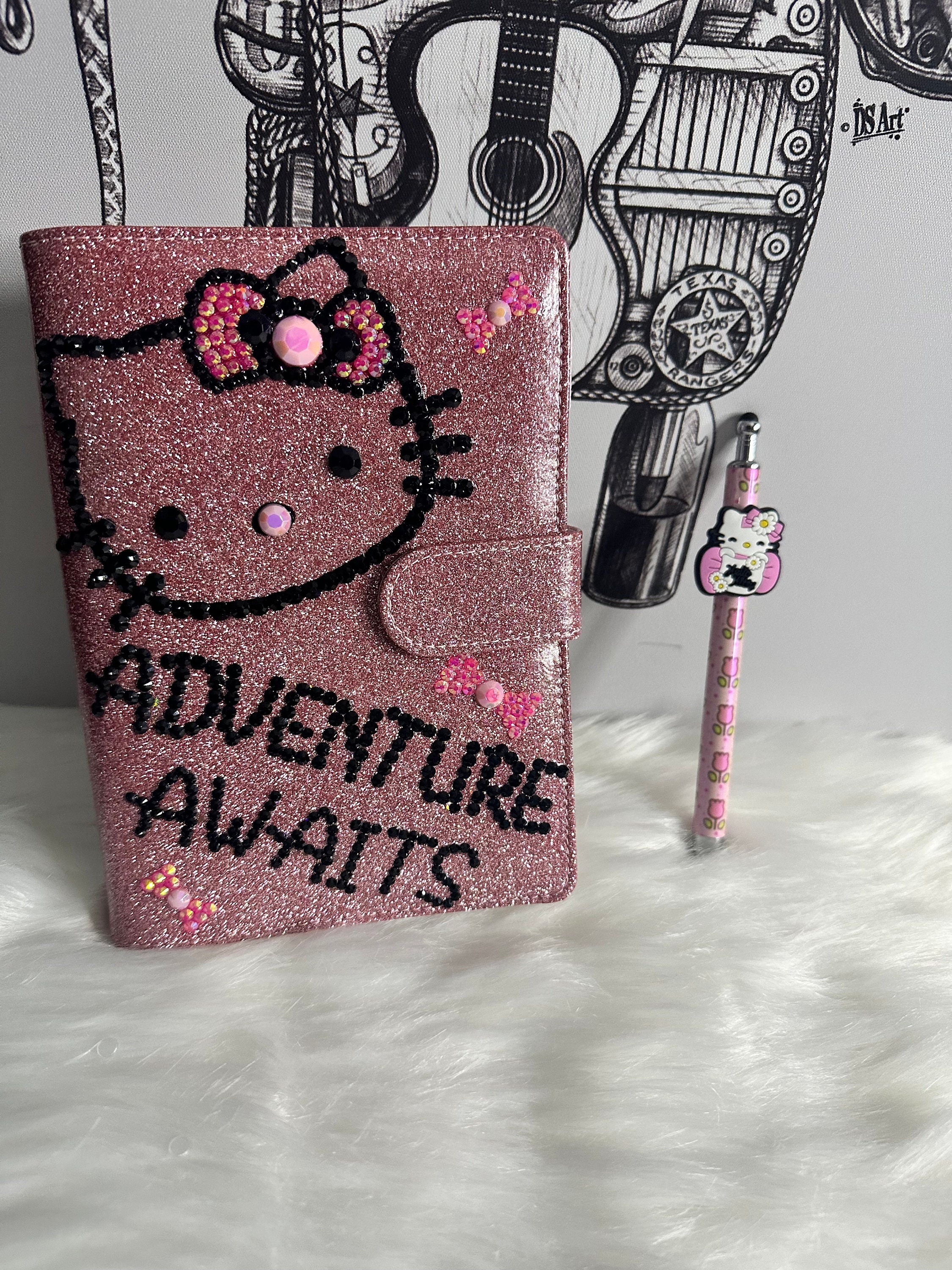 Rhinestone Hello Kitty Budget Planner - Etsy