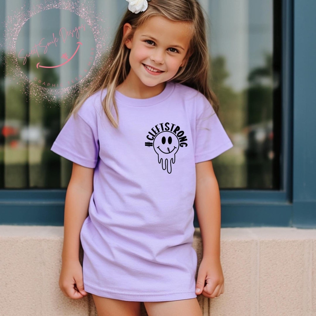 Youth Cleft Drip Smiley - Etsy