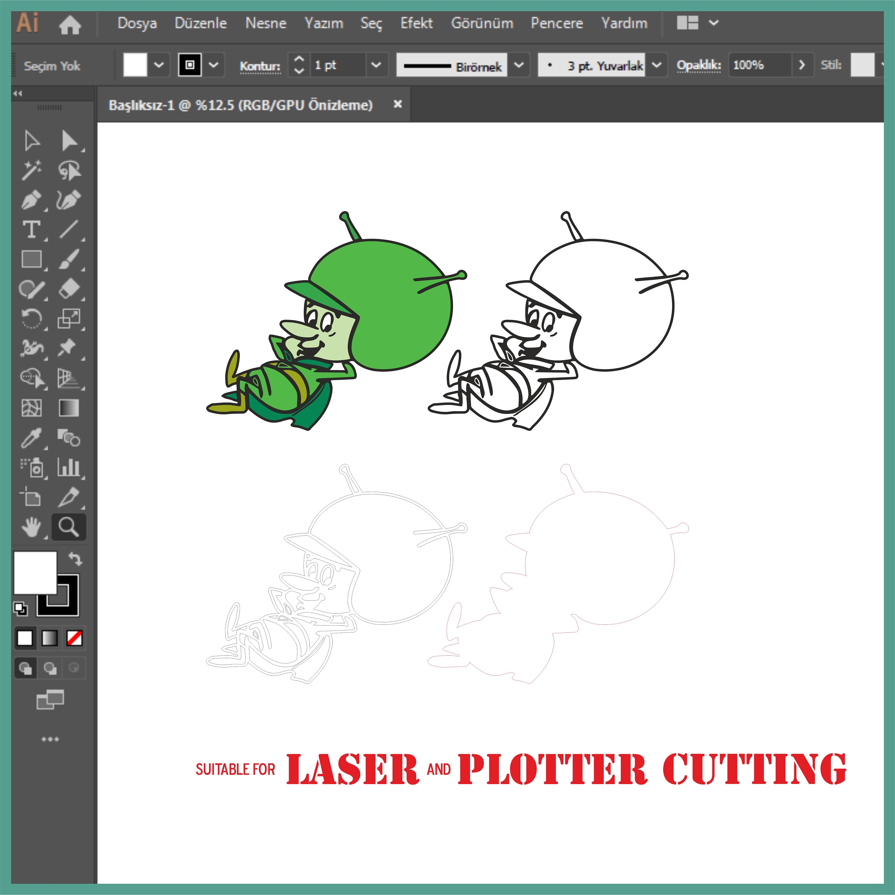 Great Gazoo Vector, Bundle, Clipart, Layered Digital File, Cricut ...