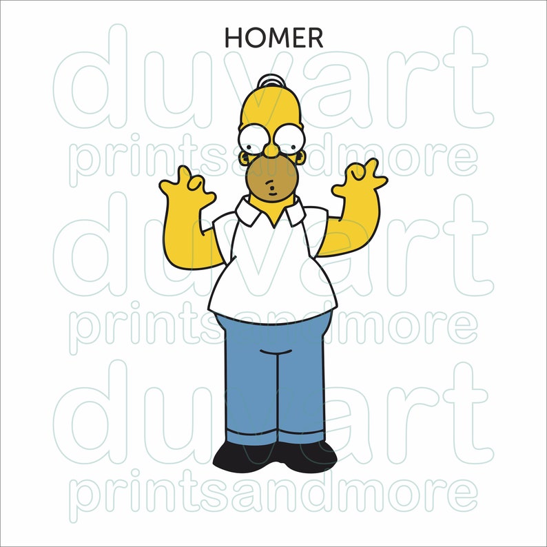 Simpsons Party Pack, Homer, Bart, Marge, Lisa, Maggie, Backdrop ...