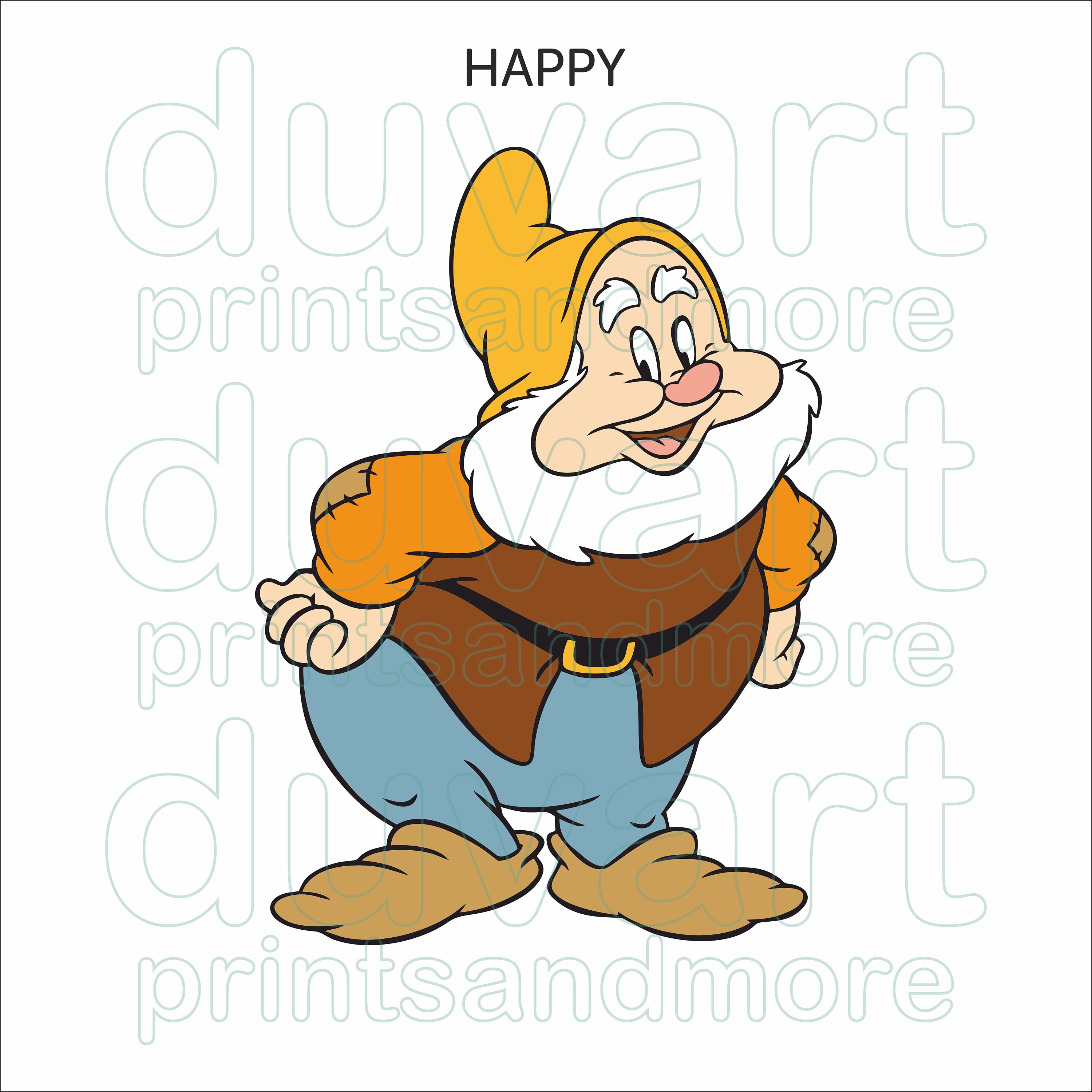 Snow White & Seven Dwarfs Party Pack, Grumpy, Bashful, Dopey, Backdrop ...