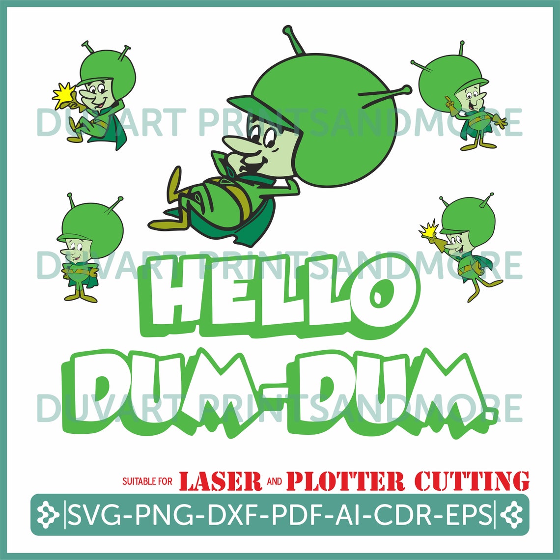 Great Gazoo Vector, Bundle, Clipart, Layered Digital File, Cricut ...