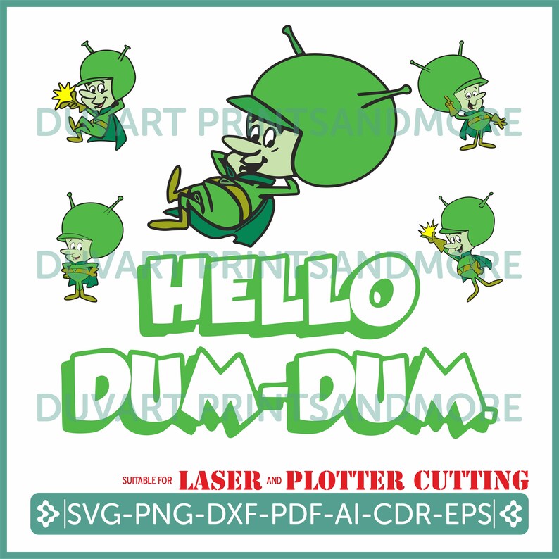 Great Gazoo Vector, Bundle, Clipart, Layered Digital File, Cricut ...