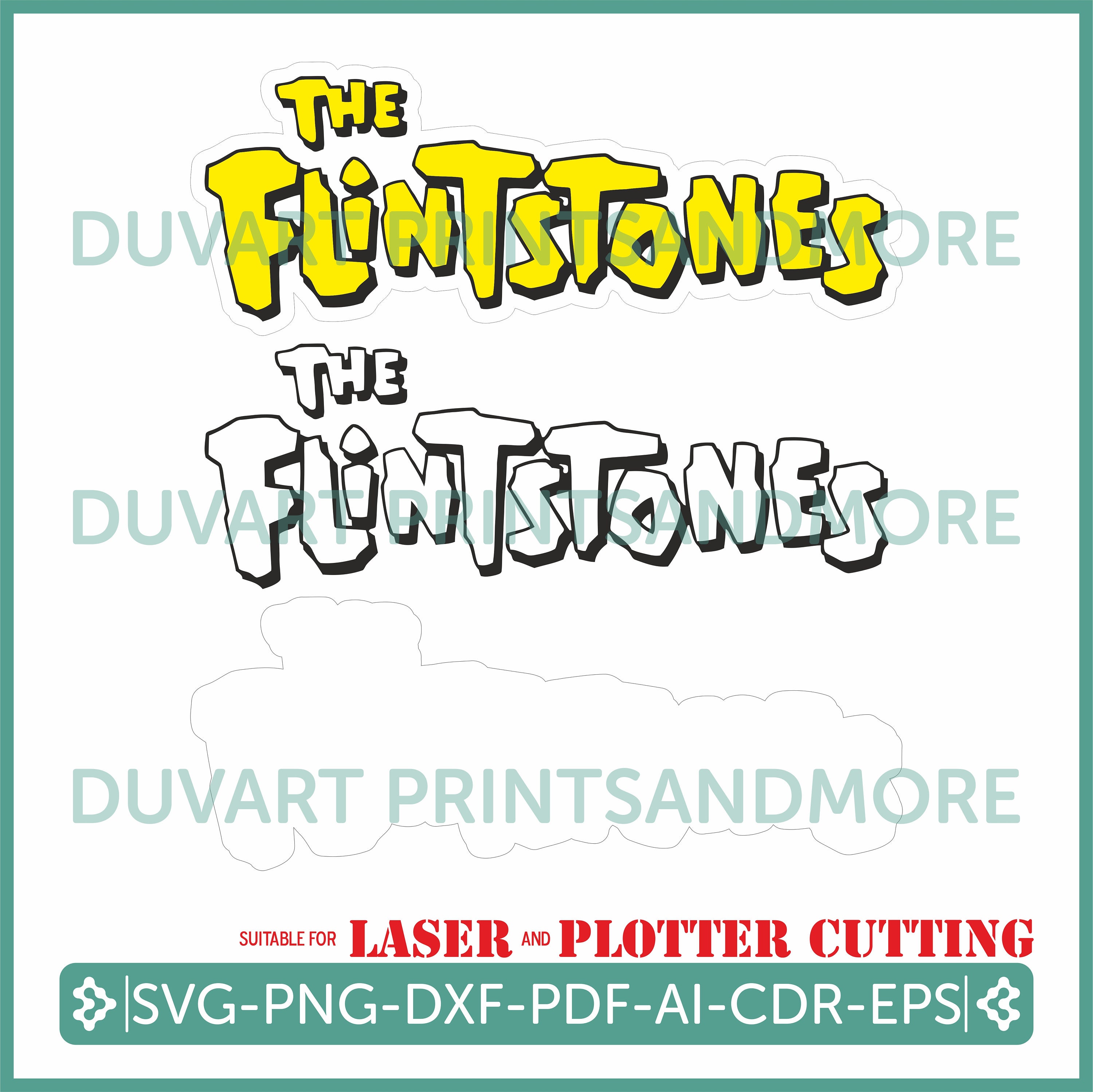 Flintstones Flintmobile Vector, Bundle, Clipart, Layered Digital File ...