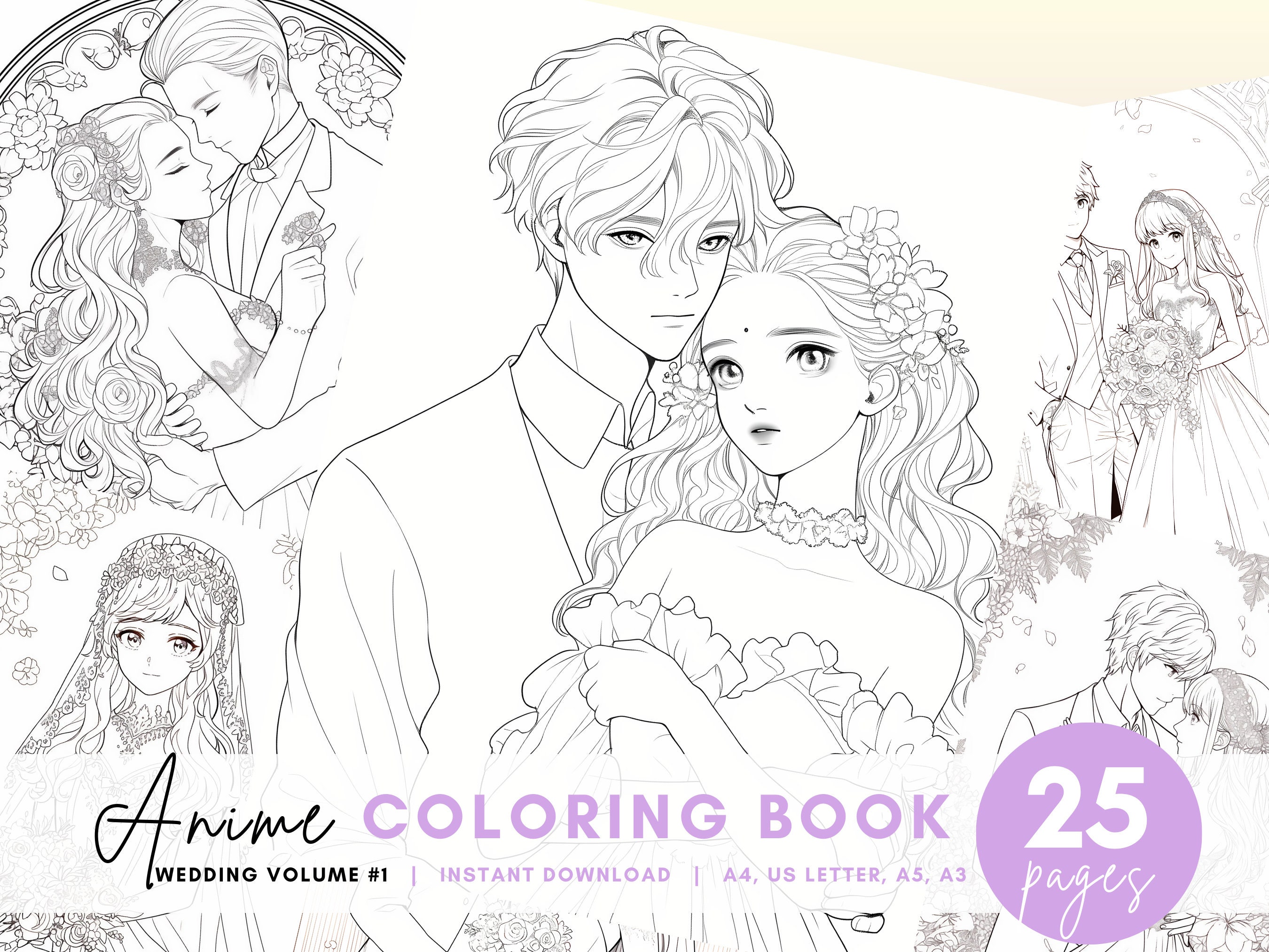 Anime Wedding Drawings