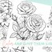 Flowers Coloring Book Volume 2, 24 Floral Coloring Pages, Adult ...
