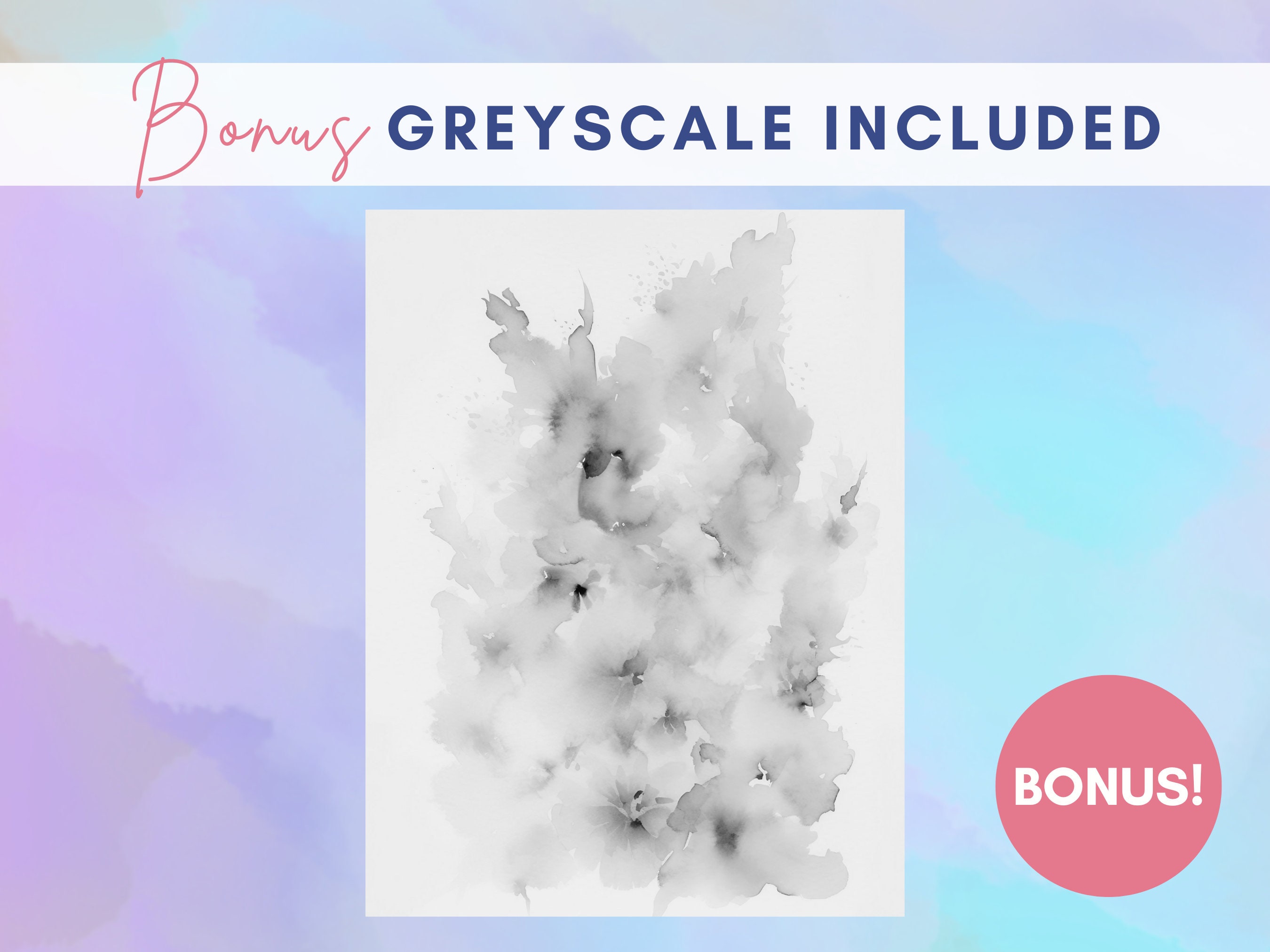 Reverse Coloring Page flowers in Bloom Vol. 2 2 - Etsy