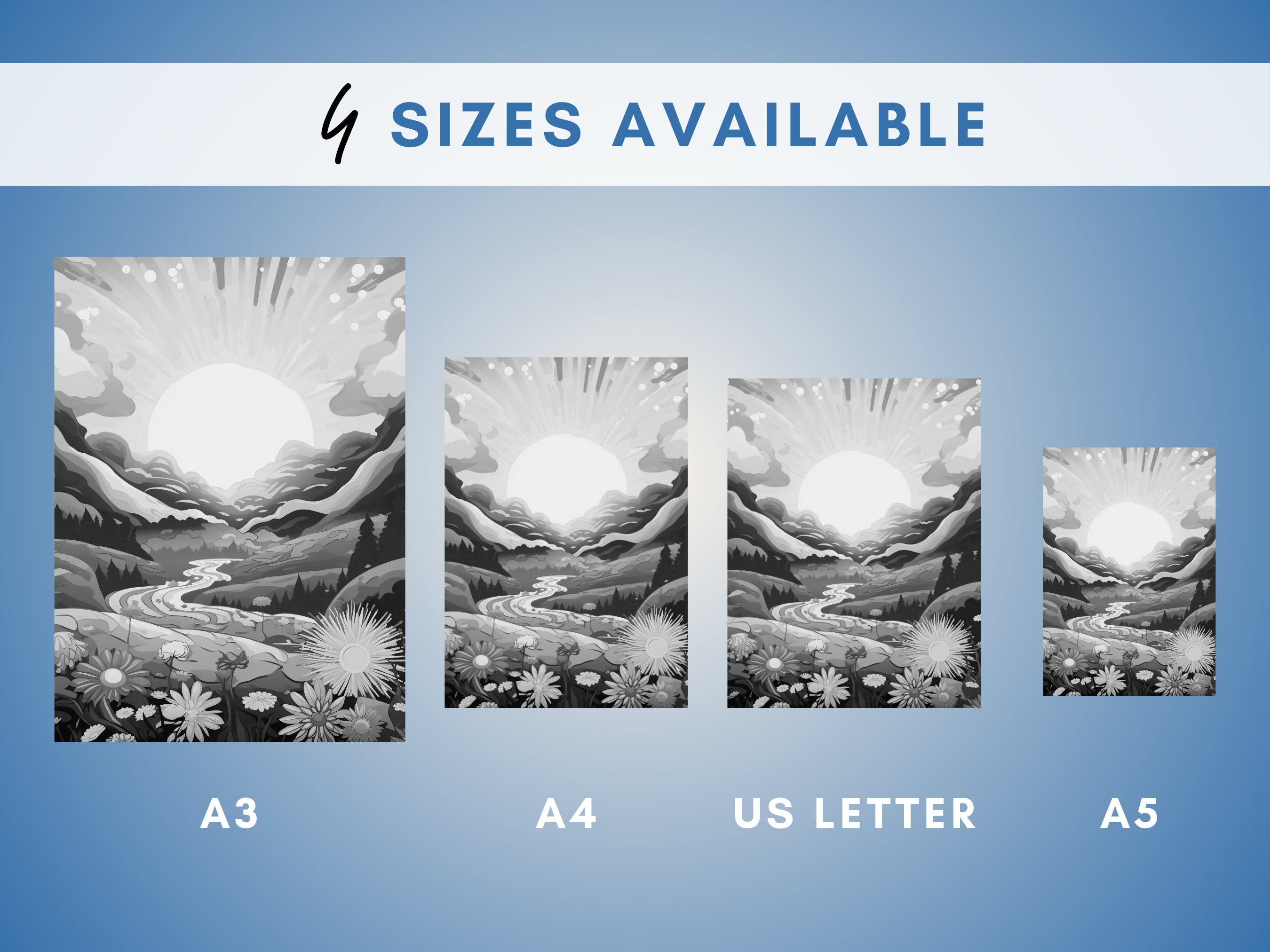 Grayscale Trippy Coloring Book Vol. 2, 24 Trippy Coloring Pages, Adult ...