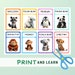 Printable Wild Animals Flashcards, 30 Montessori Cards, Animals Flash ...