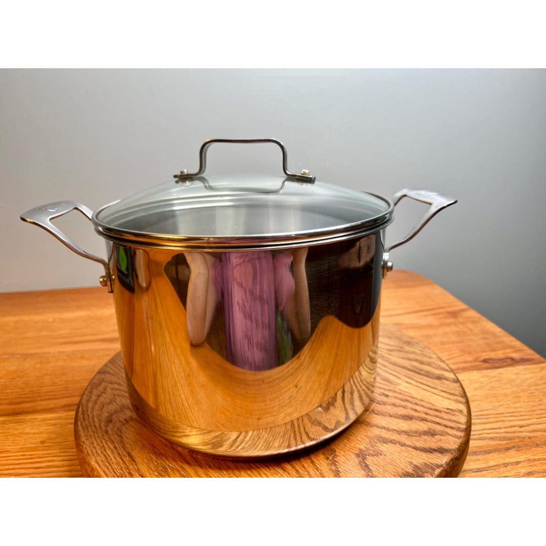 Emeril All Clad Copper Core 6 Qt Stock Pot Sauce Pan With Lid - Etsy