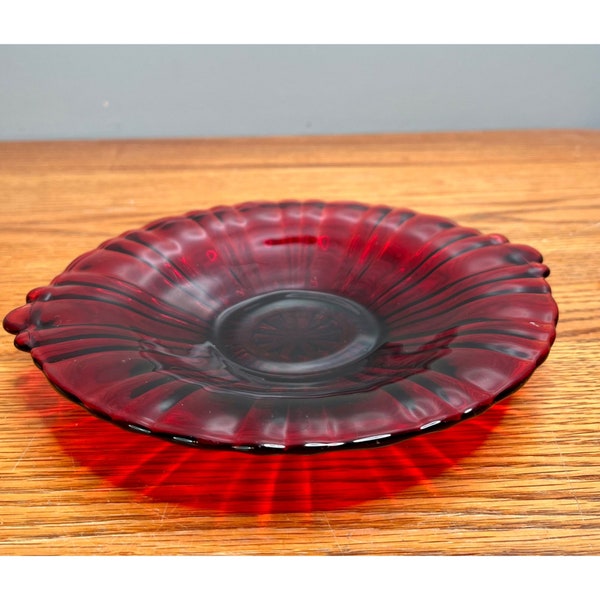 Red Depression Glass - Etsy
