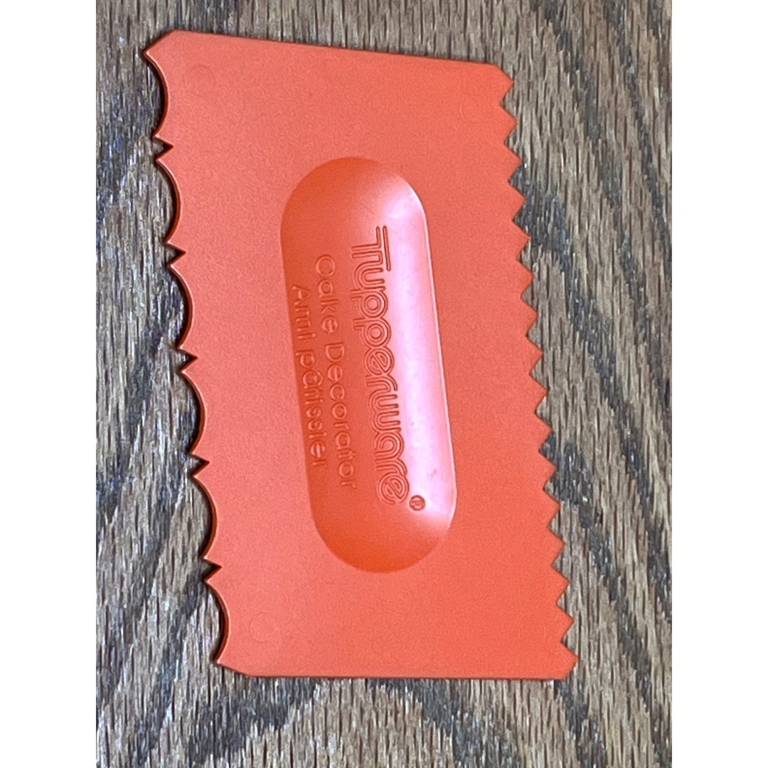 Vintage 1980's Tupperware Cake Decorator Gadget in Burnt Orange Two ...