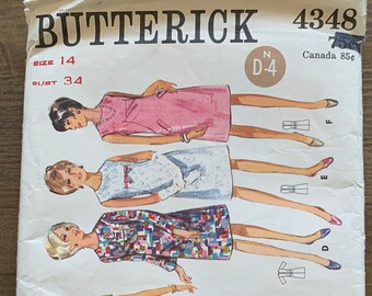 Vintage Butterick 6371 Sewing Pattern Factory Fold/uncut - Etsy