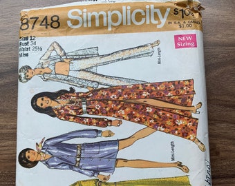 Vintage Simplicity 8345 Sewing Pattern - Etsy