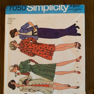 Vintage Simplicity 7050 Sewing Pattern - Factory Fold/uncut • UNUSED ...