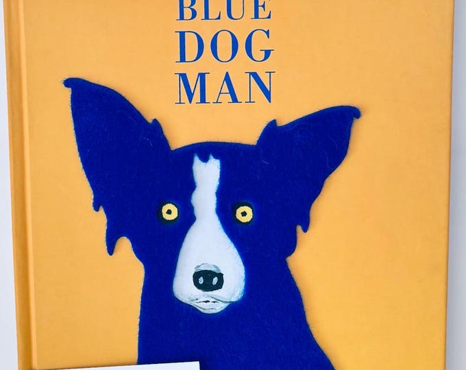Vintage Book - Blue Dog Man - George Rodrigue 1999, First Edition ...
