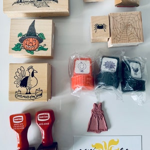 Vintage Cat With Heart Rubber Stamp - Edward Gorey - Etsy