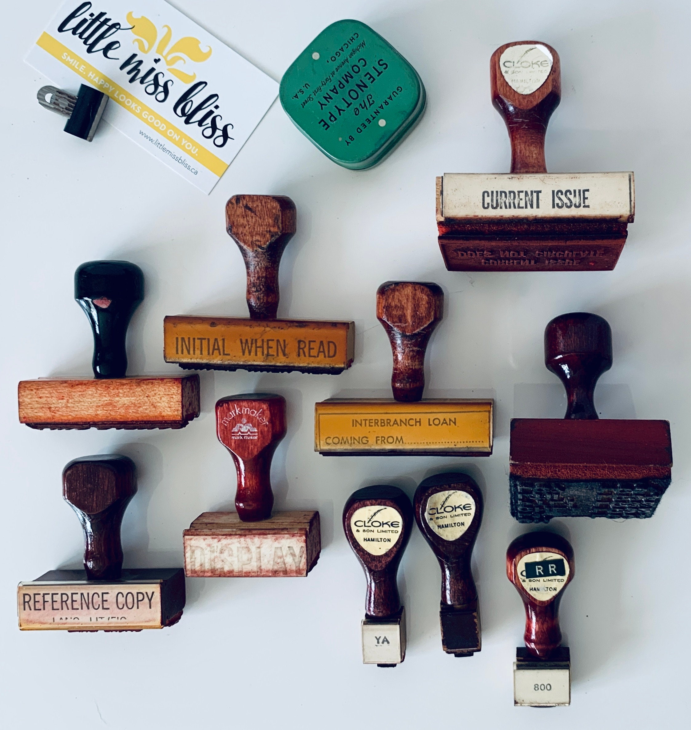 Vintage Rubber Stamps Library Pt. 3 - Etsy