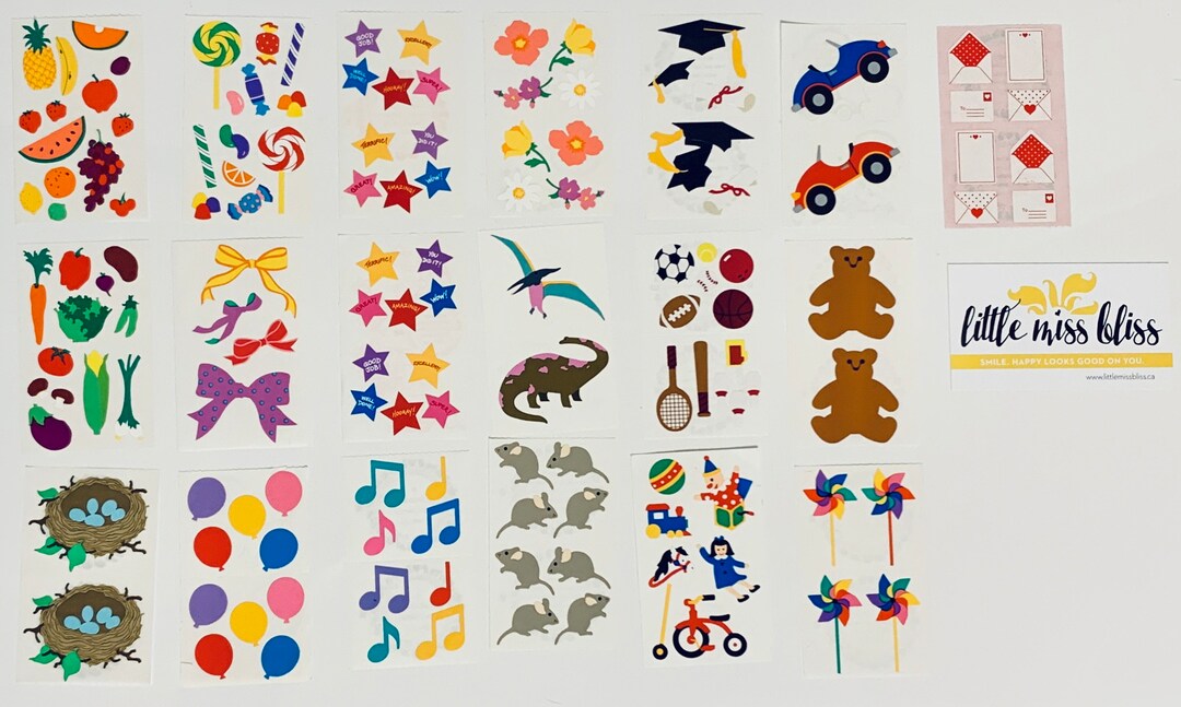 Vintage Mrs. Grossman's Stickers - Double Mods • UNUSED • - Etsy