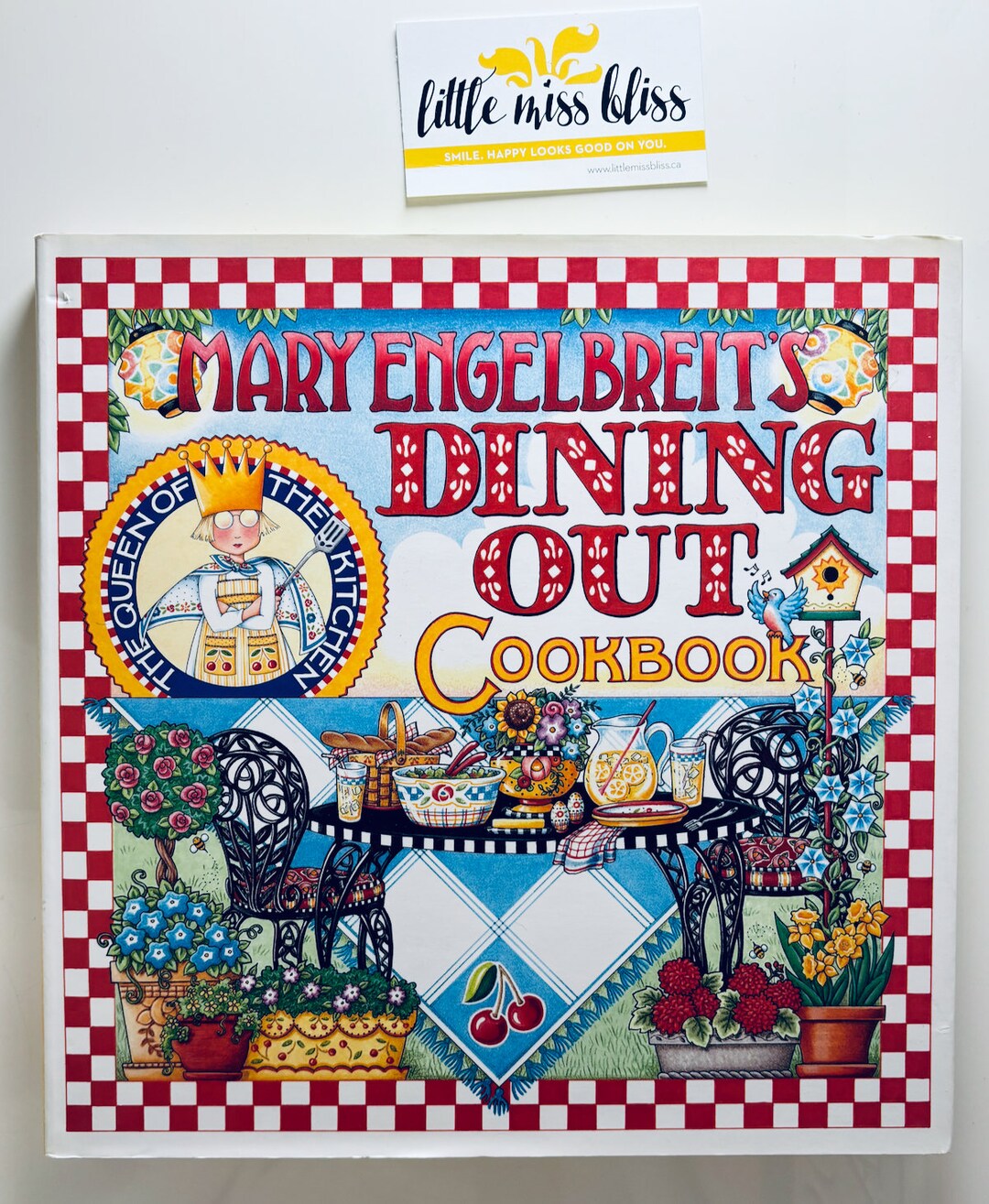 Vintage Mary Engelbreit's Queen of the Kitchen - Dining Out Cookbook - Etsy