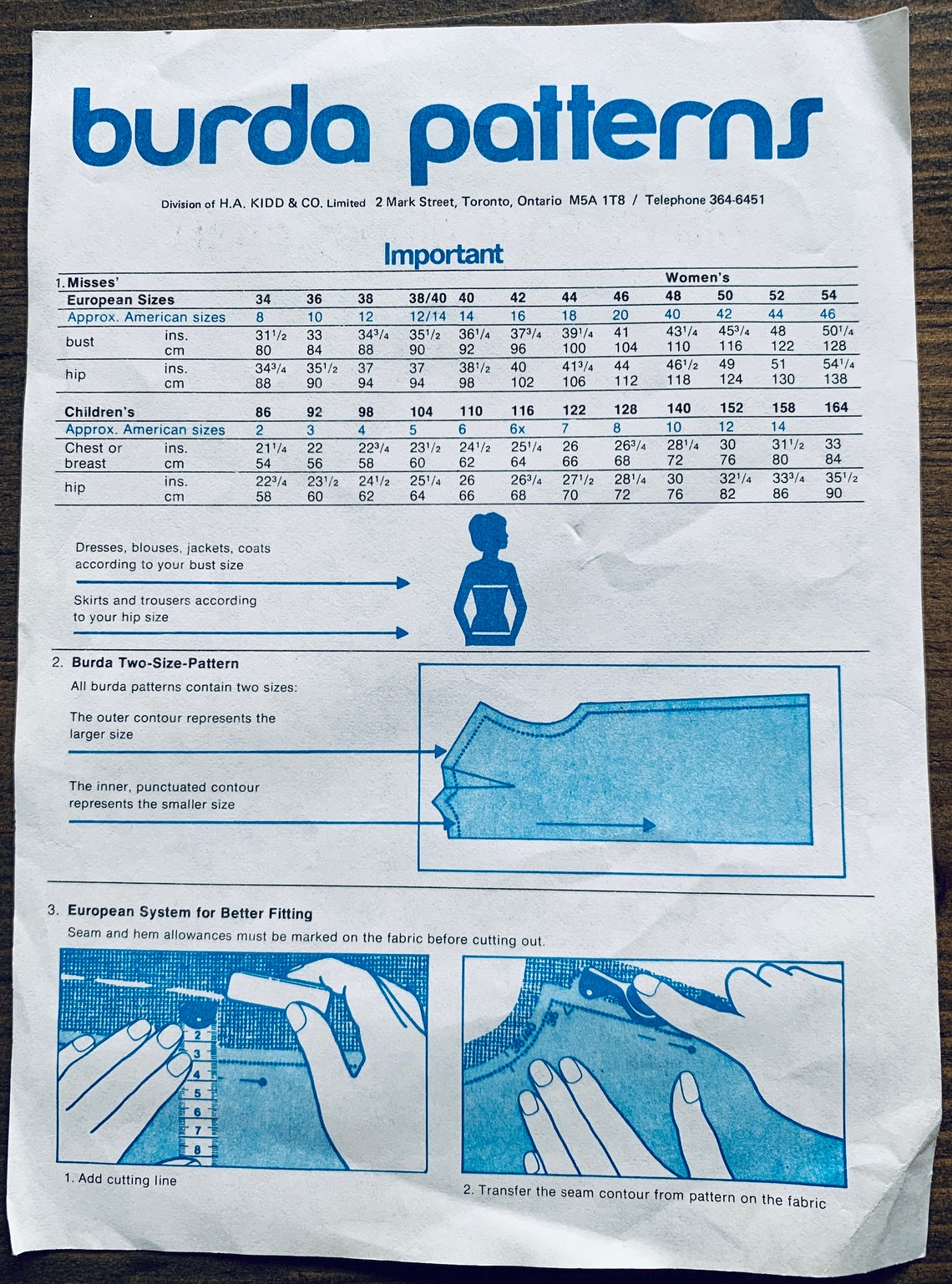 Vintage Burda 9720 Sewing Pattern Factory Fold/uncut - Etsy