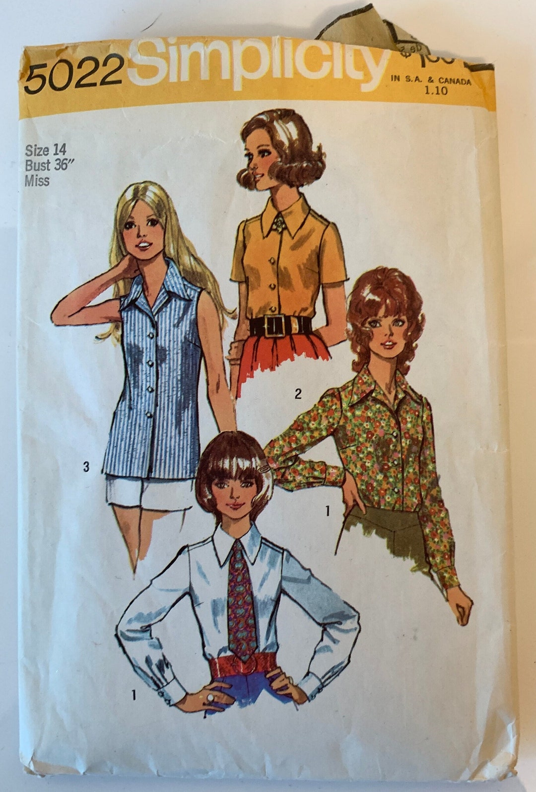 Vintage Simplicity 5022 Sewing Pattern - Etsy