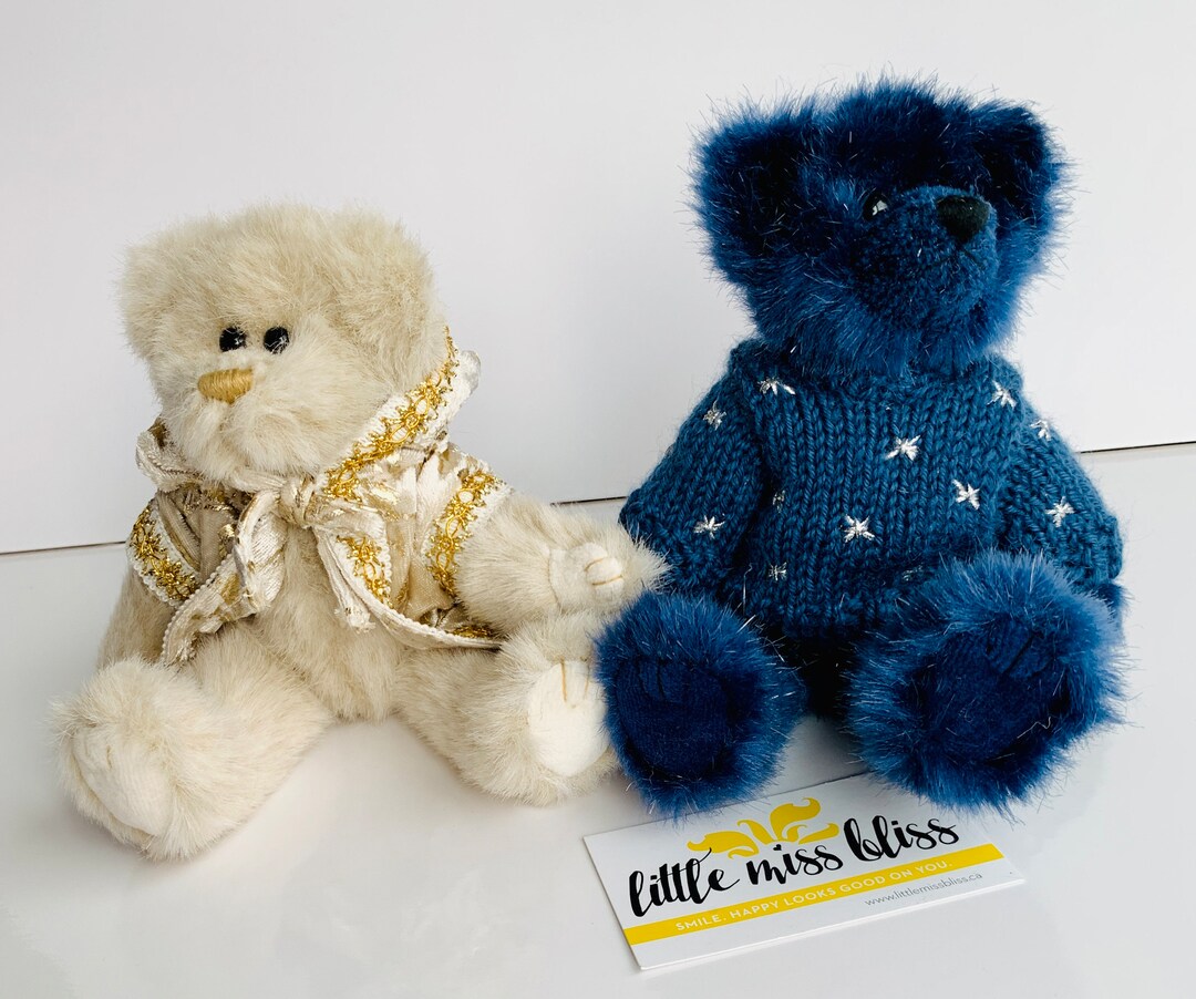 Vintage TY Jointed Attic Treasure Bears - Etsy
