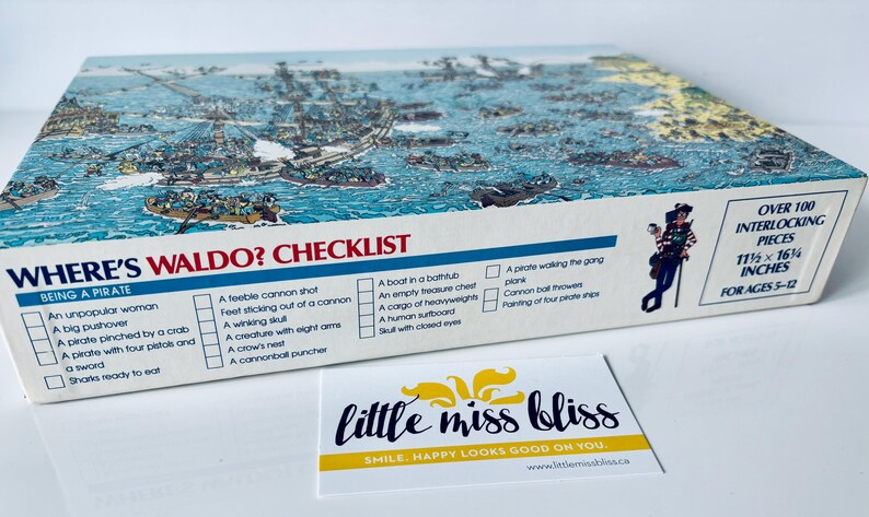 Vintage Where's Waldo? Being a Pirate Puzzle • UNUSED • - Etsy