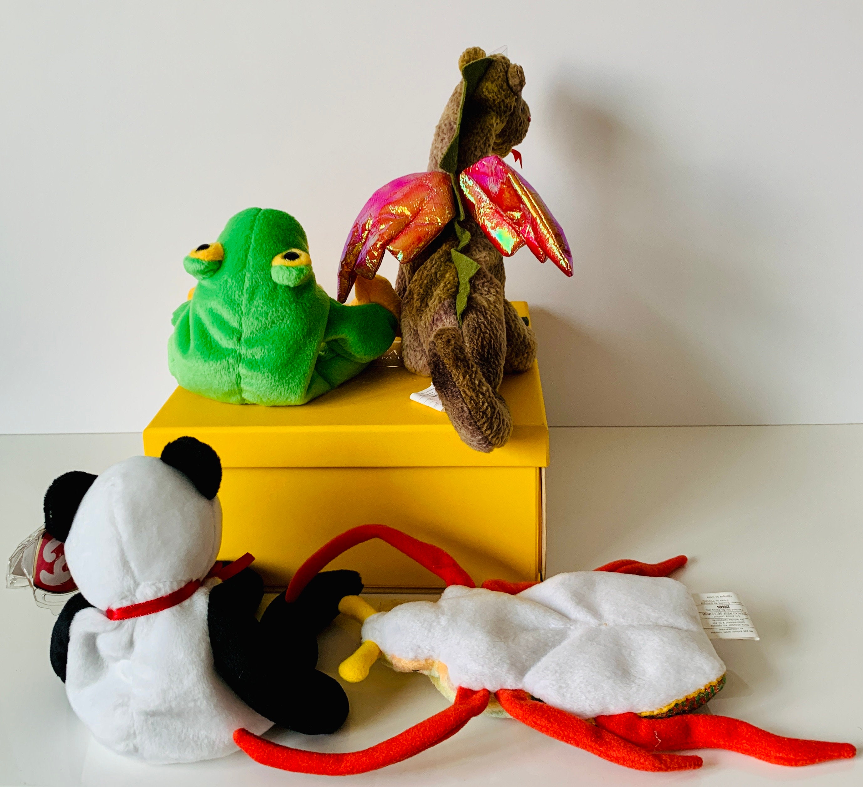 TY Beanie Babies Smoochy, Scorch, Fortune, and Scurry - Etsy