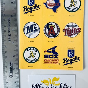 Vintage Sticker Sheets Major League Baseball 1990 - Etsy