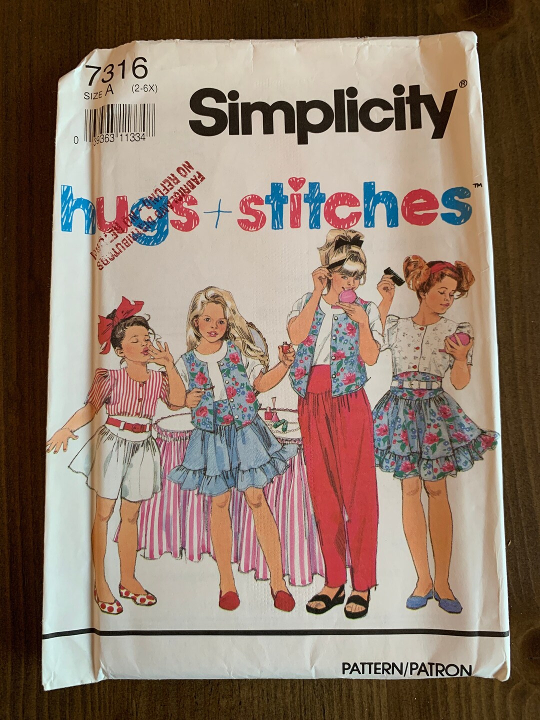 Vintage Simplicity 7316 Sewing Pattern - Factory Fold/uncut • UNUSED ...