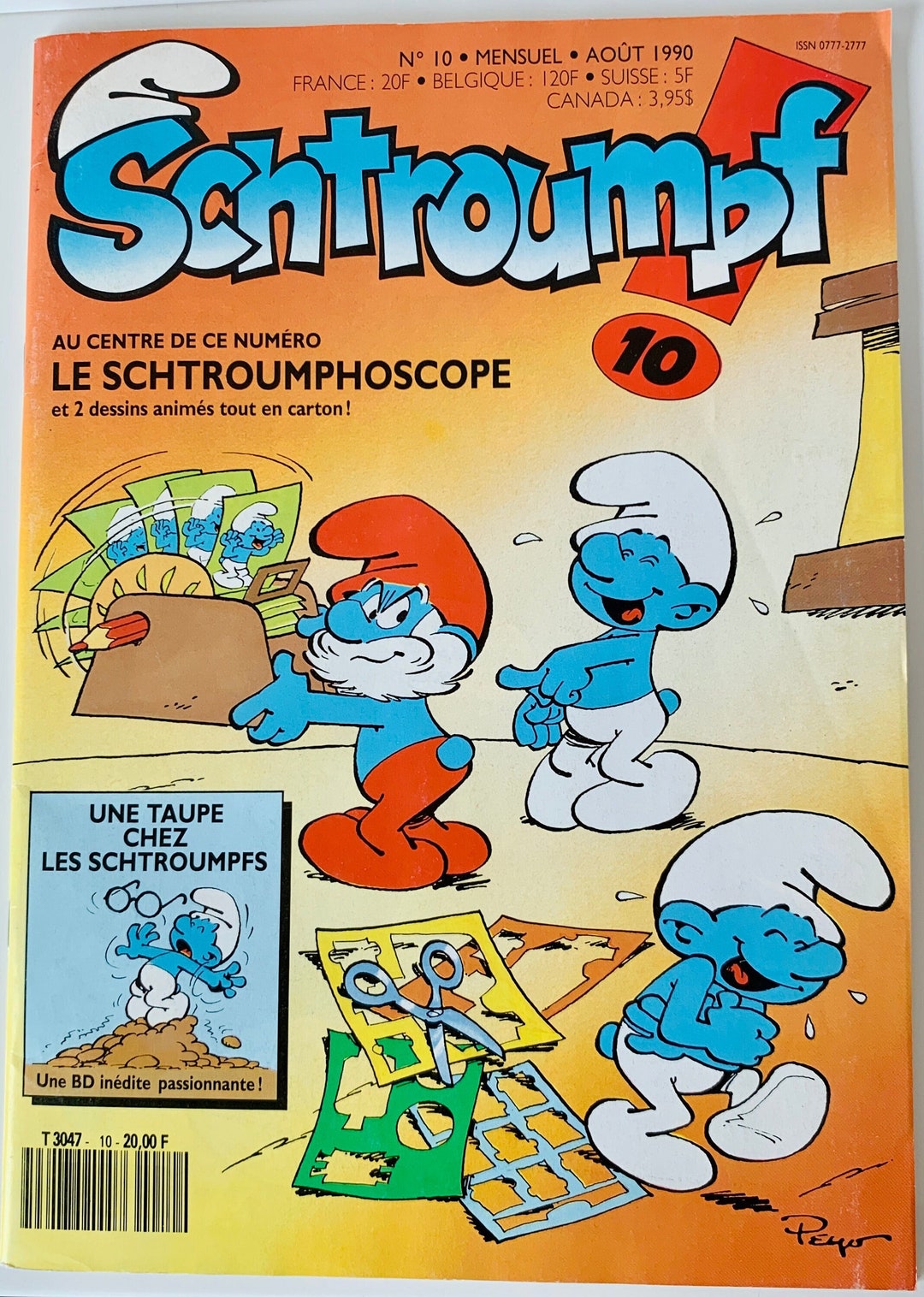 Vintage Smurf Magazine & Colouring Book - Etsy