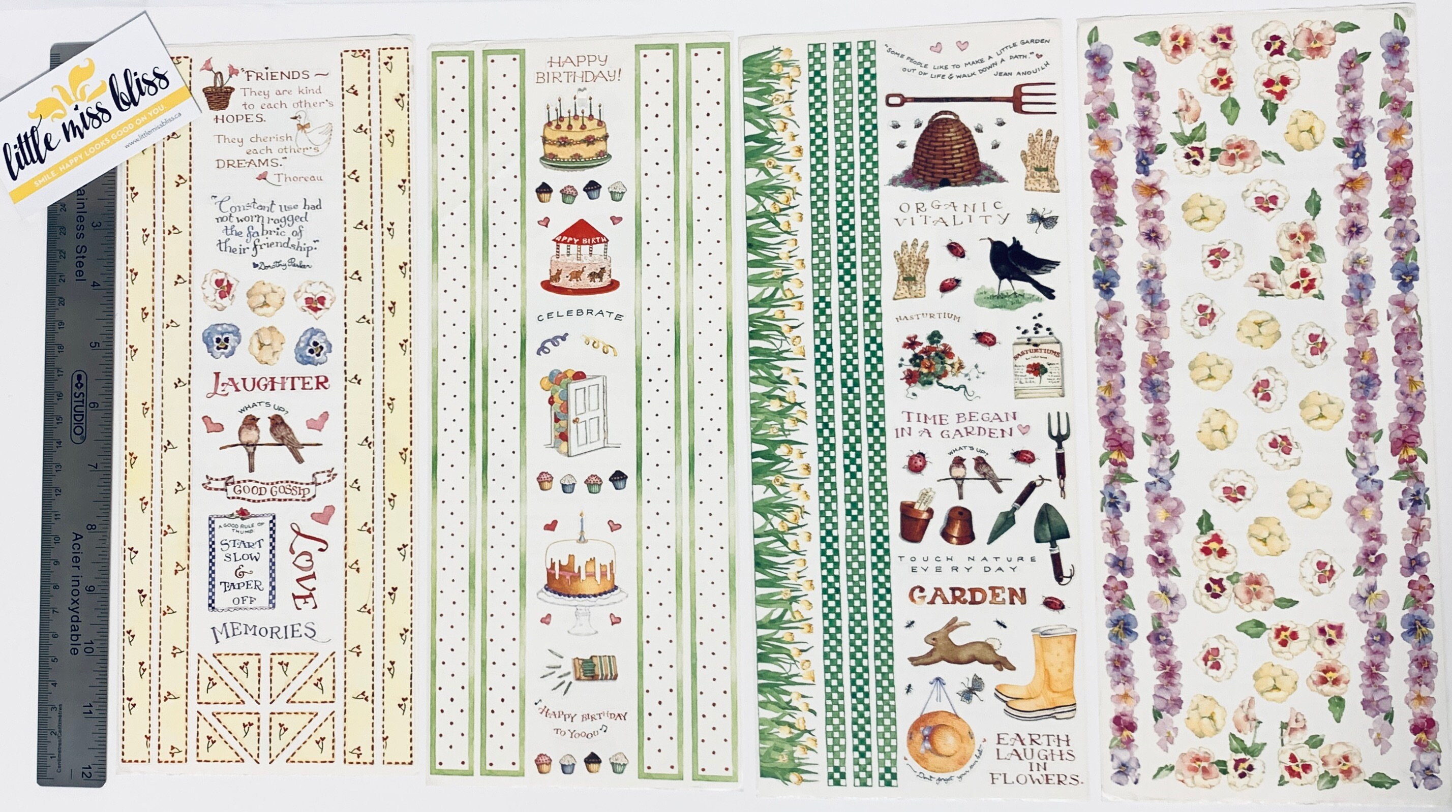 Vintage Susan Branch Sticker Sheets Assorted UNUSED - Etsy