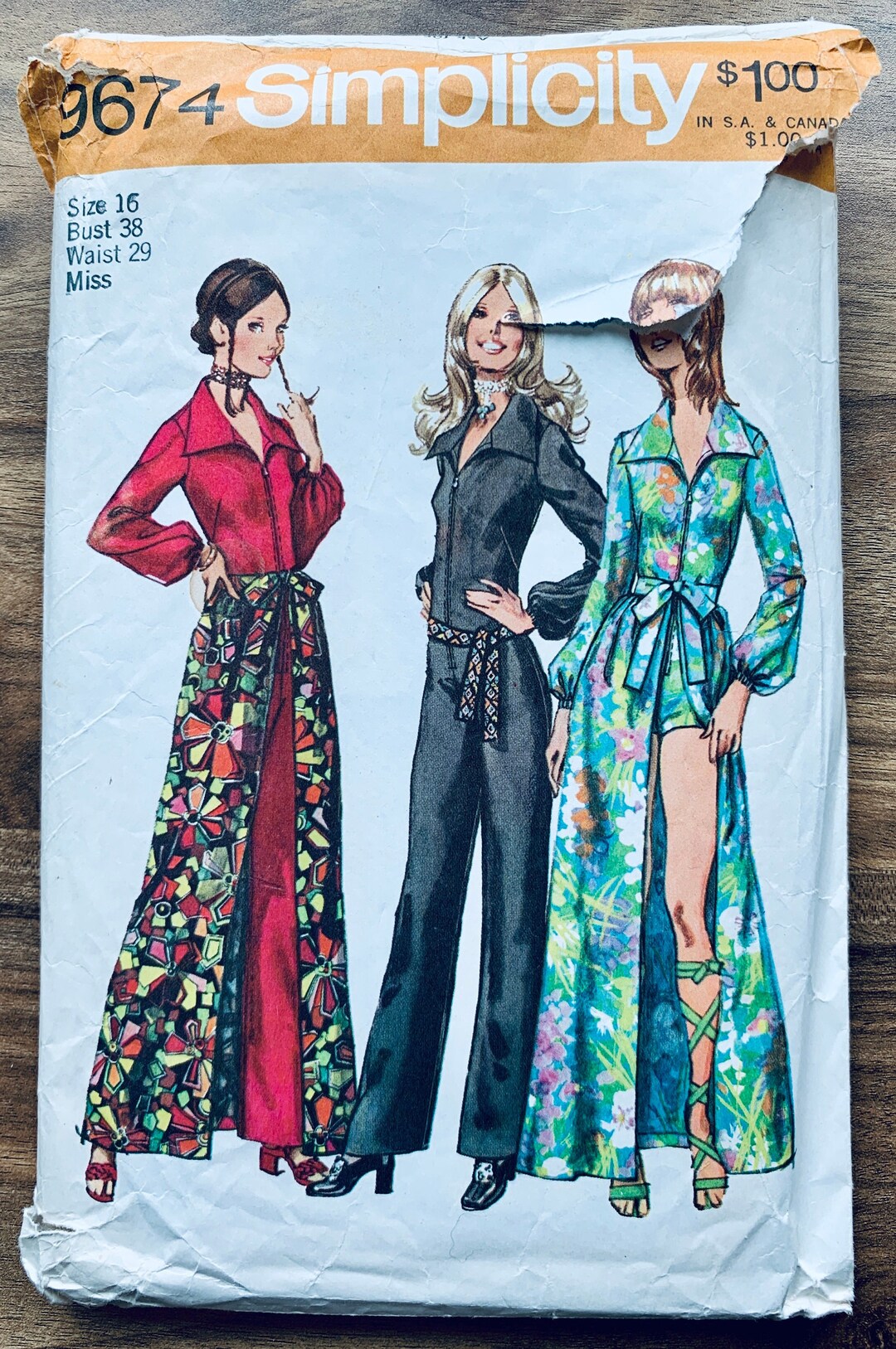 Vintage Simplicity 9674 Sewing Pattern - Etsy