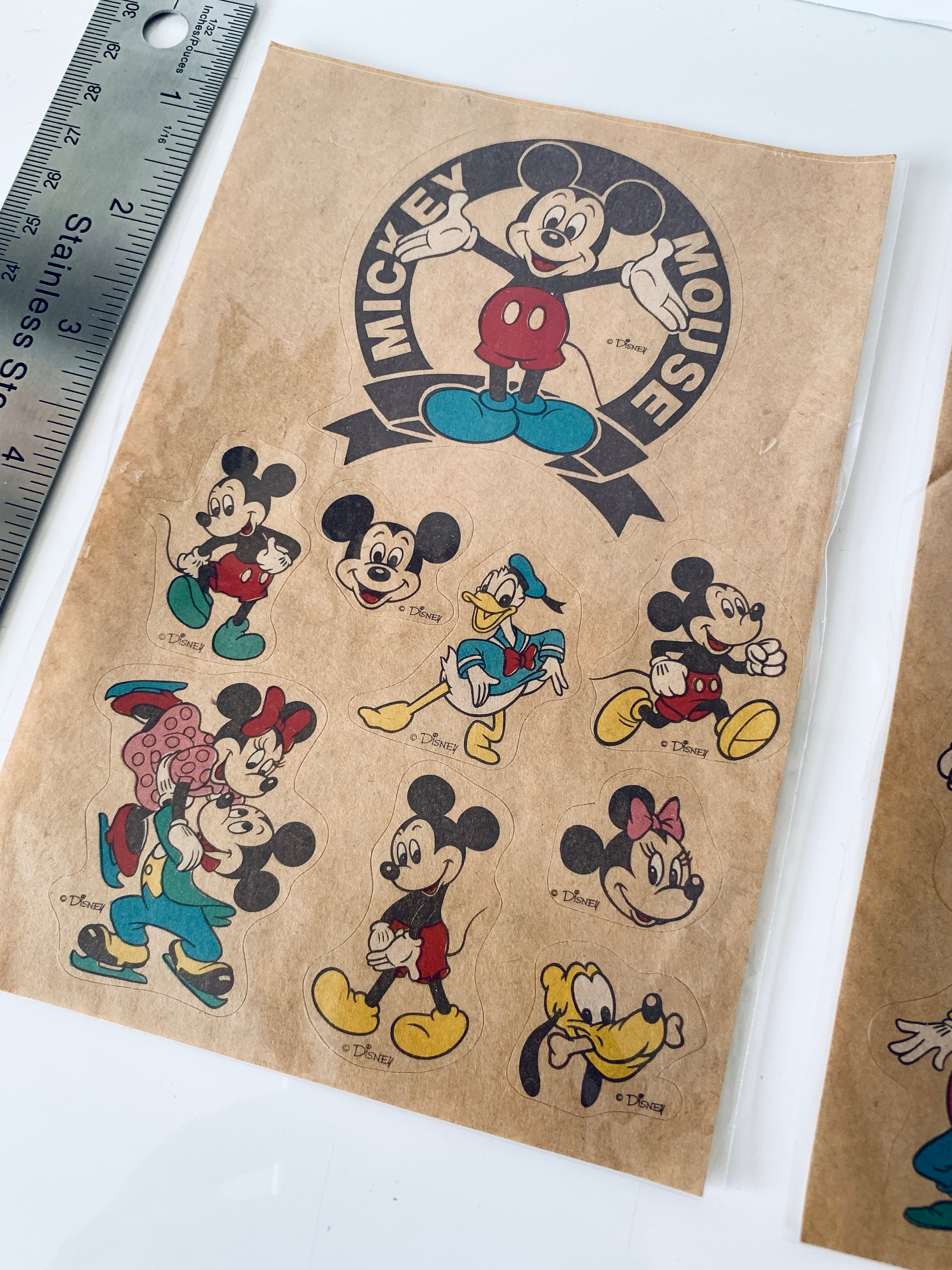 Vintage Sticker Sheets the Walt Disney Company© - Etsy