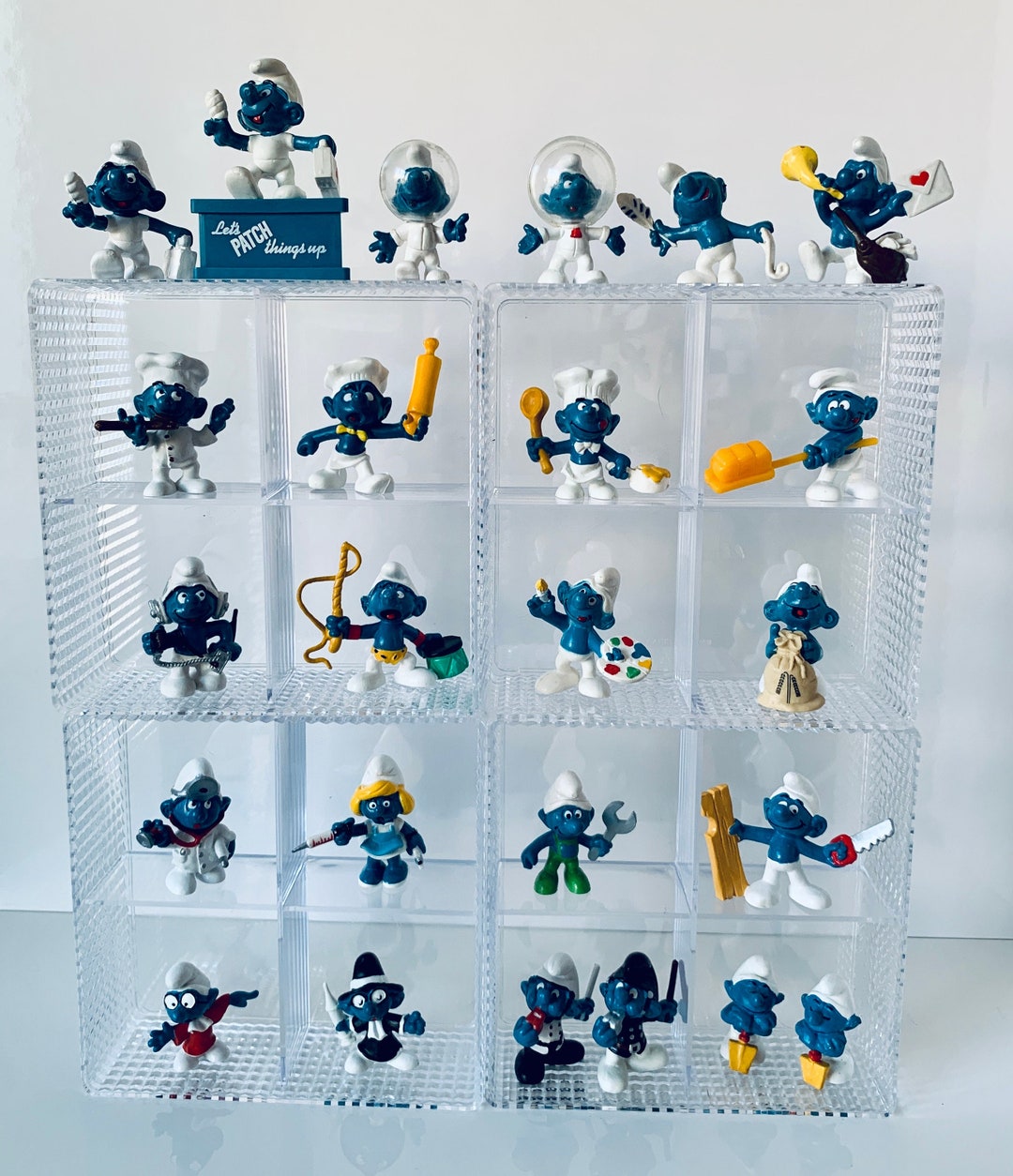 Vintage Peyo Smurfs - at Work - Etsy