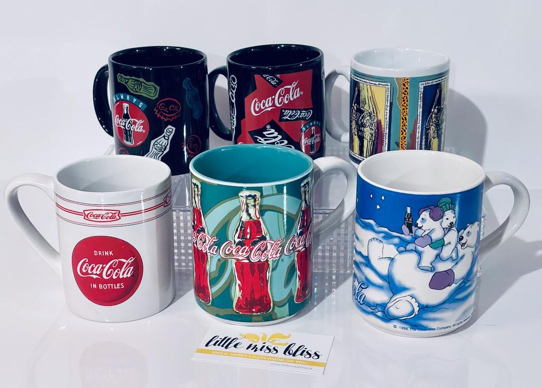 Vintage Coca-cola® Mugs C. 1990s - Etsy
