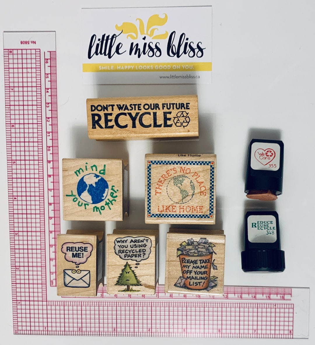 Vintage Rubber Stamps - Various Environment/nature Stamps 1 - Etsy