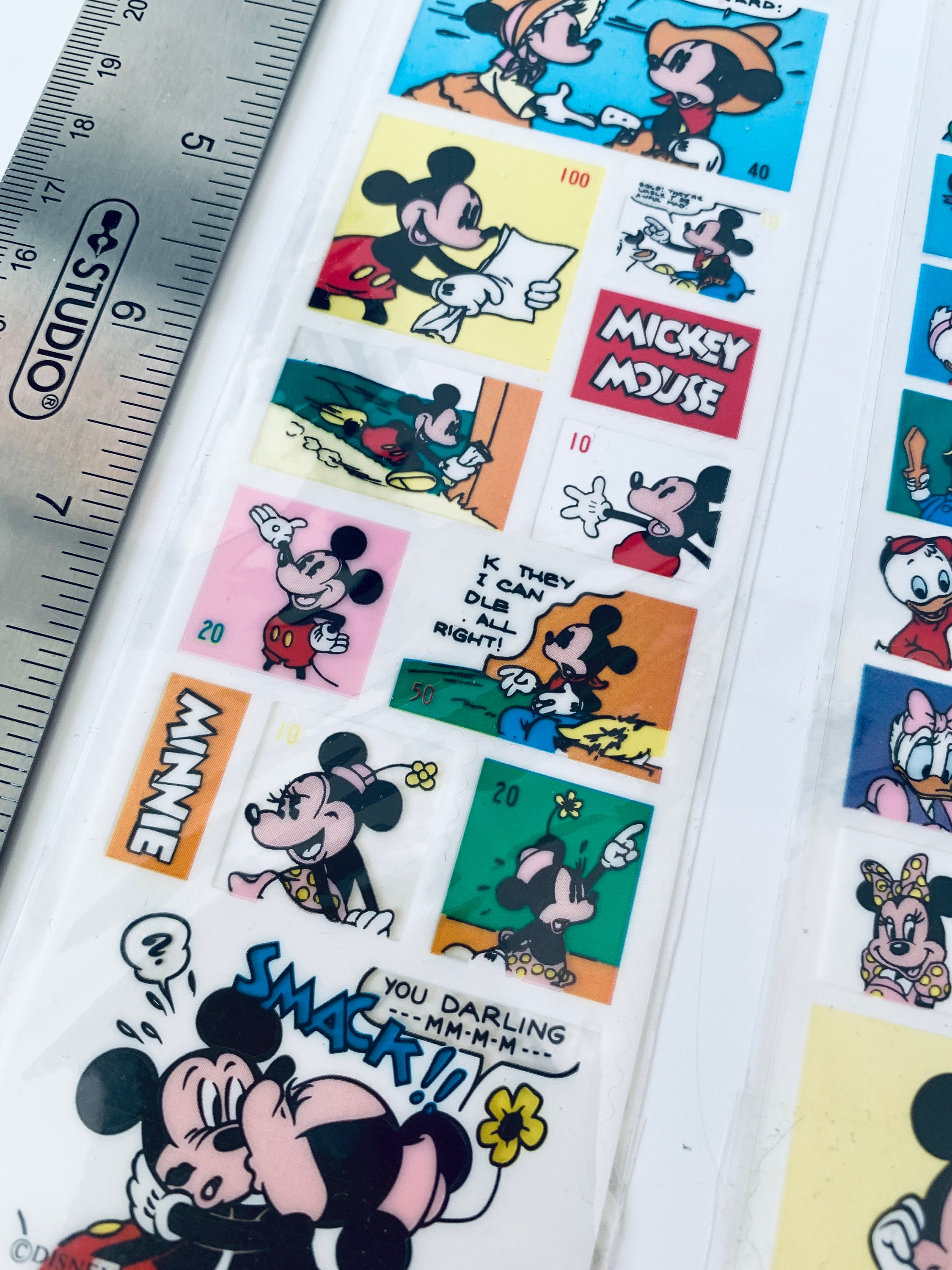 Vintage Sticker Sheets the Walt Disney Company© - Etsy