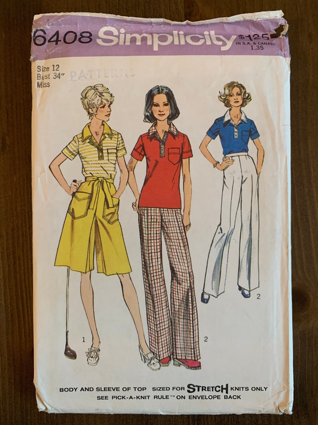 Vintage Simplicity 6408 Sewing Pattern - Factory Fold/uncut • UNUSED ...
