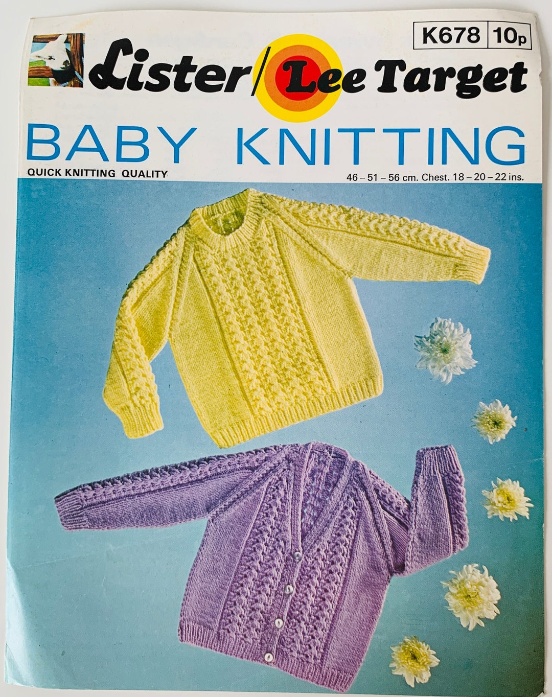Vintage Lister/lee Target Baby Knitting K678 - Etsy