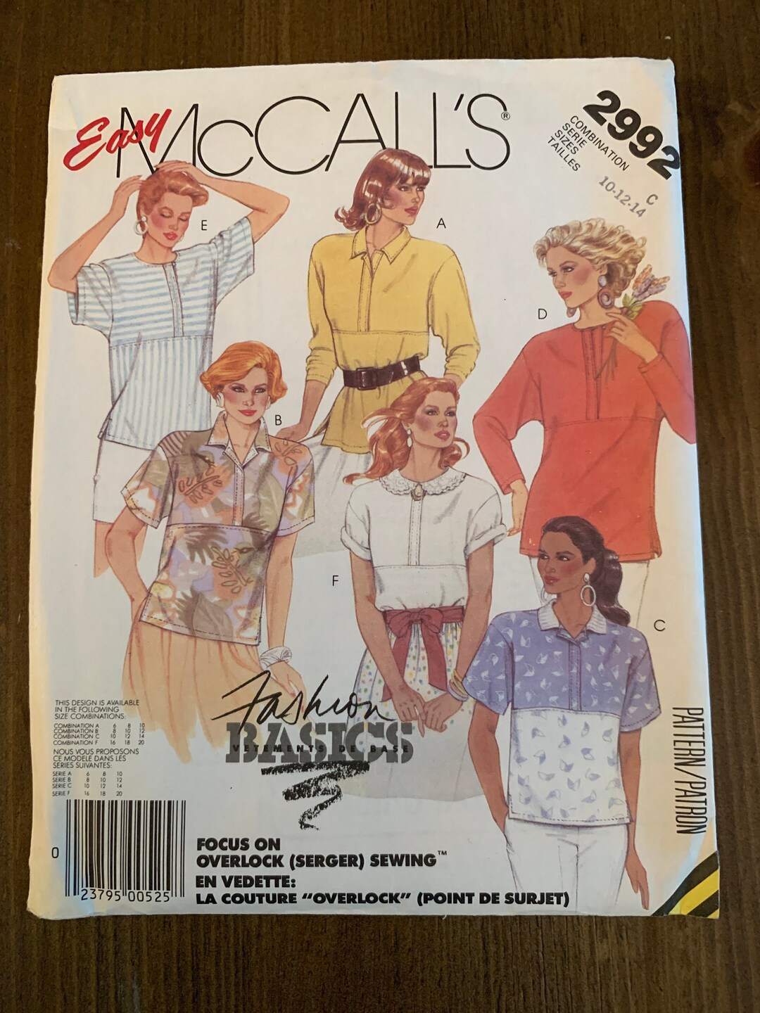 Vintage Mccall's 2992 Sewing Pattern - Factory Fold/uncut • UNUSED • - Etsy