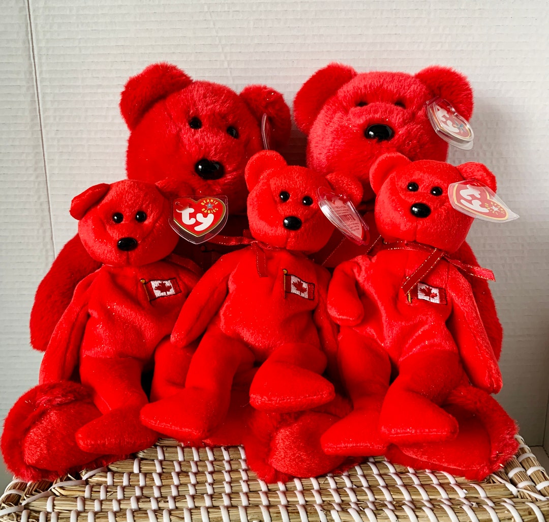 TY Beanie 2 Buddies and 3 Babies Pierre CANADIANA - Etsy
