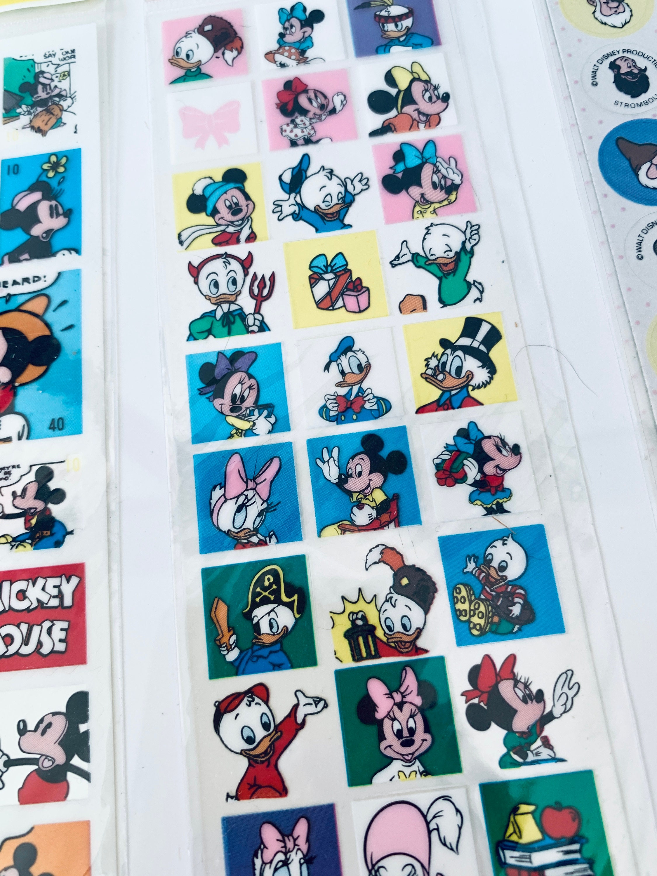 Vintage Sticker Sheets the Walt Disney Company© - Etsy