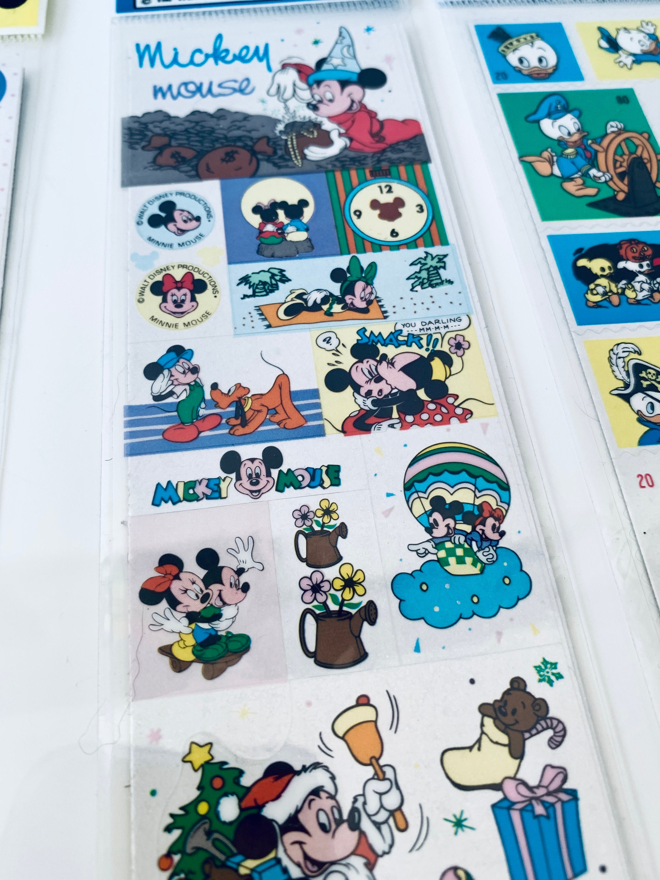 Vintage Sticker Sheets the Walt Disney Company© - Etsy