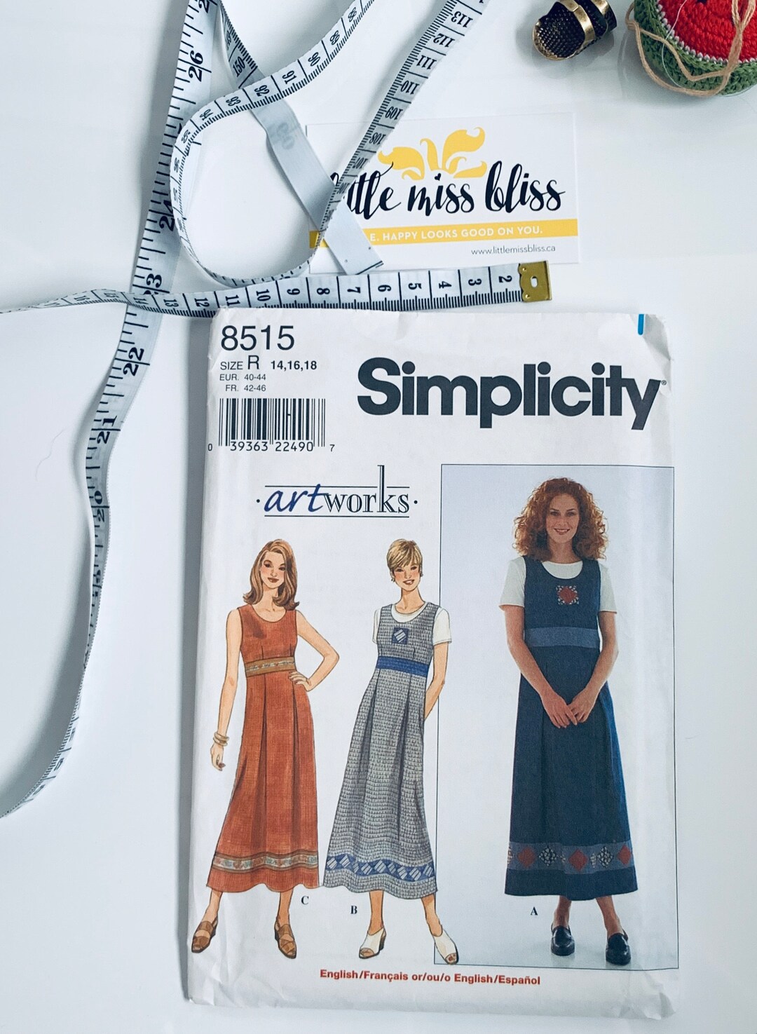 Vintage Simplicity 8515 Sewing Pattern - Factory Fold/uncut • UNUSED • - Etsy